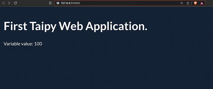 ساخت یک وب اپلیکیشن برای پروژه‌های داده‌محور شما با استفاده از low-code Taipy - پای‌دانتیک